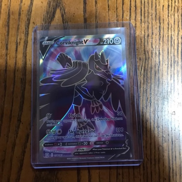 Nintendo | Toys | Pokmon Corviknight V Full Art Battle Styles | Poshmark
